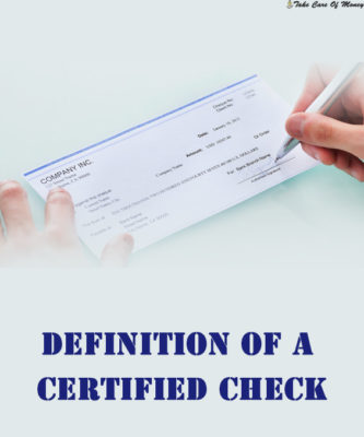 Definition of a certified check - Tips to take care of your money every day